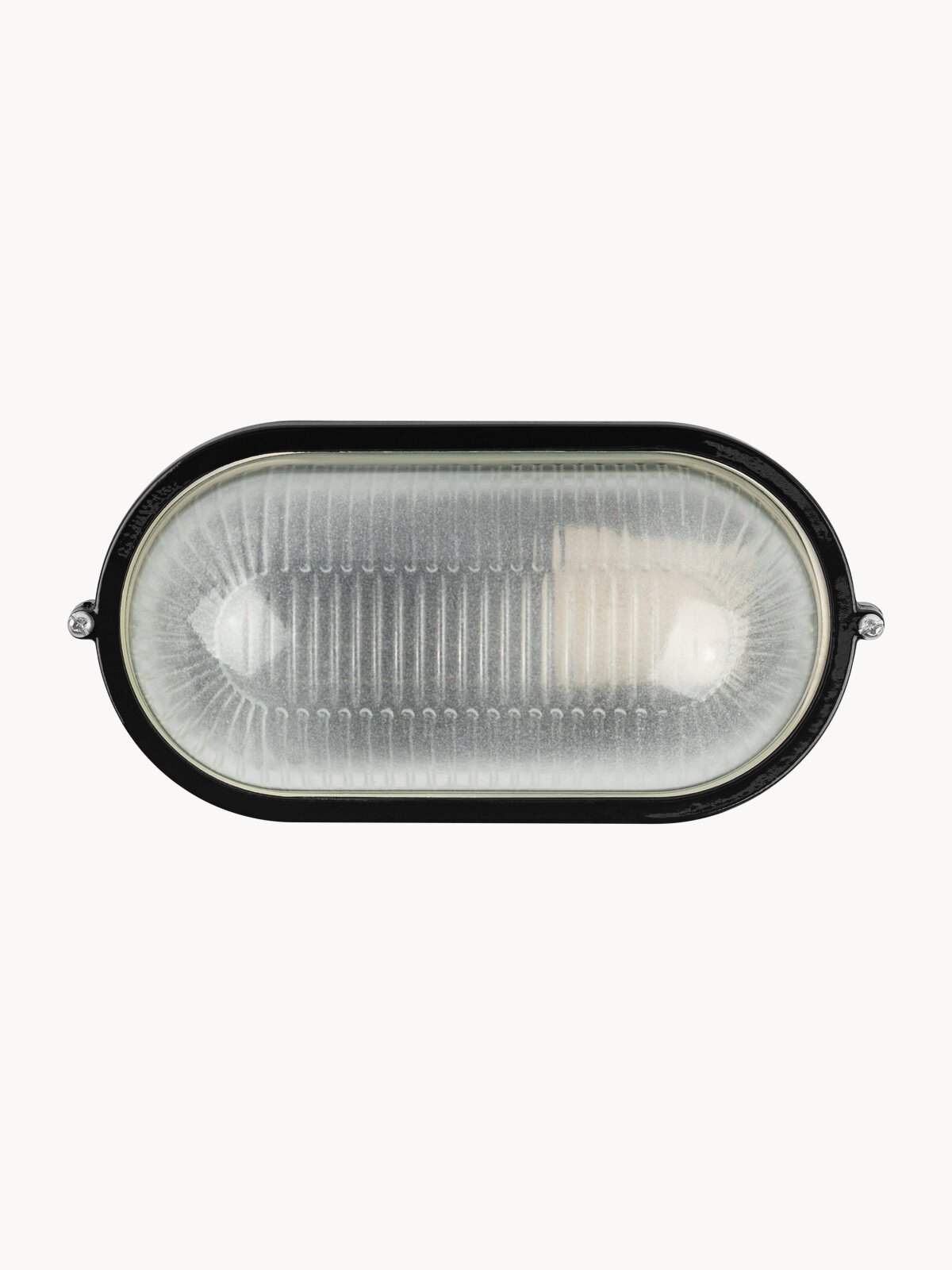 Светильник ЭРА НБП 04-60-001 Акватермо алюминий/стекло IP54 E27 max 60Вт 212х105 овал черный