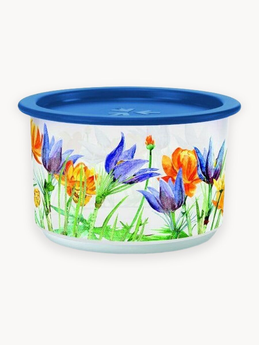 Ёмкость В одно касание "Цветущий сад" герметичная (950 мл) Tupperware