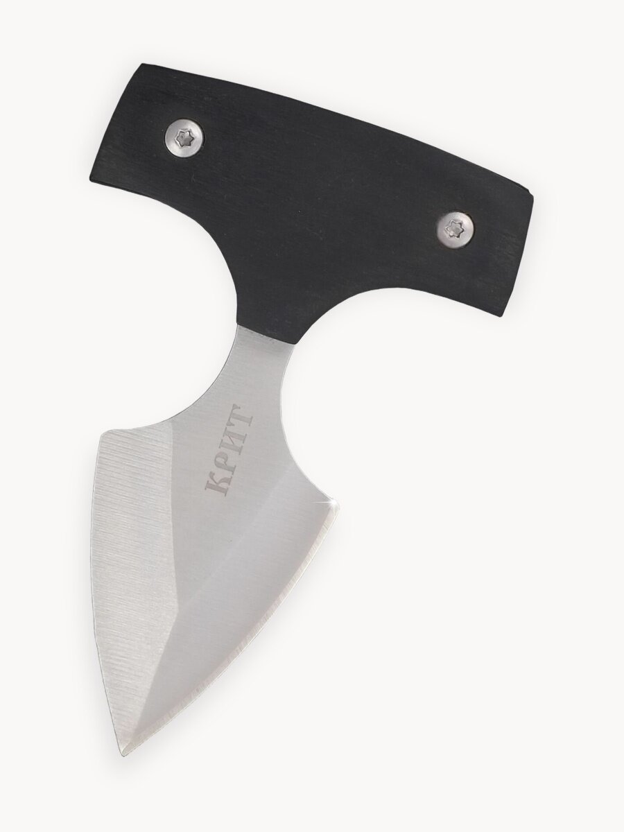 Нож разделочный тычковый с деревянной ручкой и ножнами в комплекте Ножемир крит HT-252