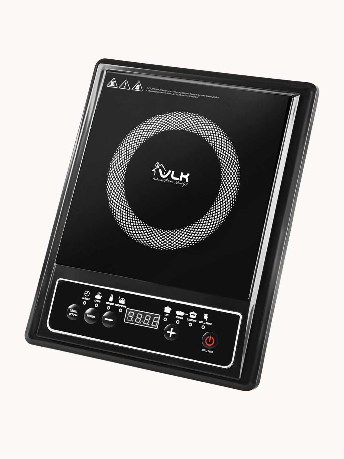 Индукционная плитка настольная VLK Palermo-7731 / 2000 Вт / 6 автоматических программ