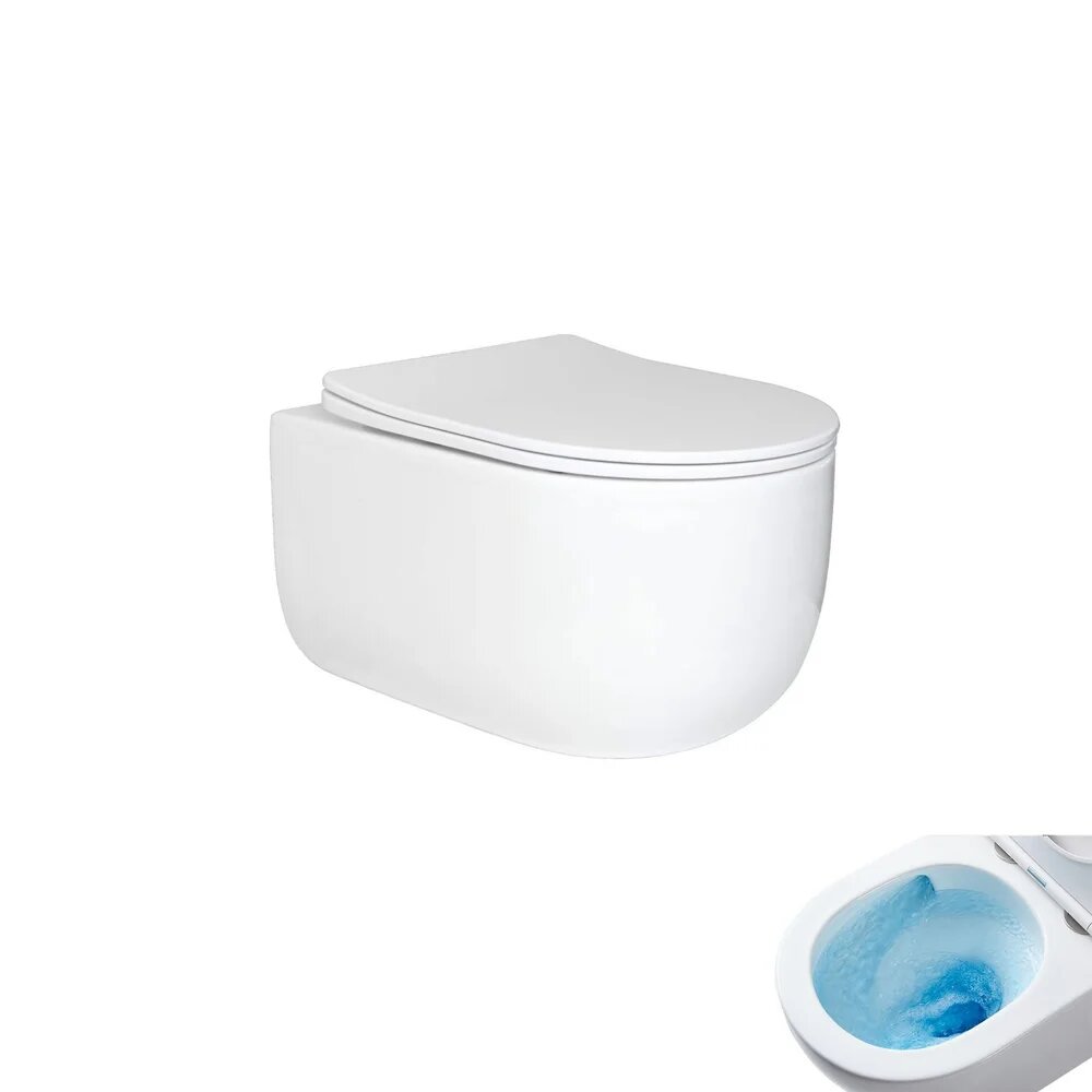 Подвесной унитаз Gid Tr2133TF-WM