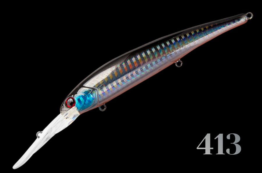 Воблер TsuYoki SOLOIST 120F, для троллинга, плавающий, глубина 6,5-8 м, вес 20г, цвет 413