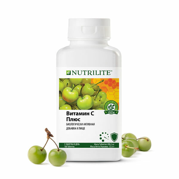 Amway Nutrilite Витамин С плюс БАД, 180 таб. амвей - амвэй пролангированное действие