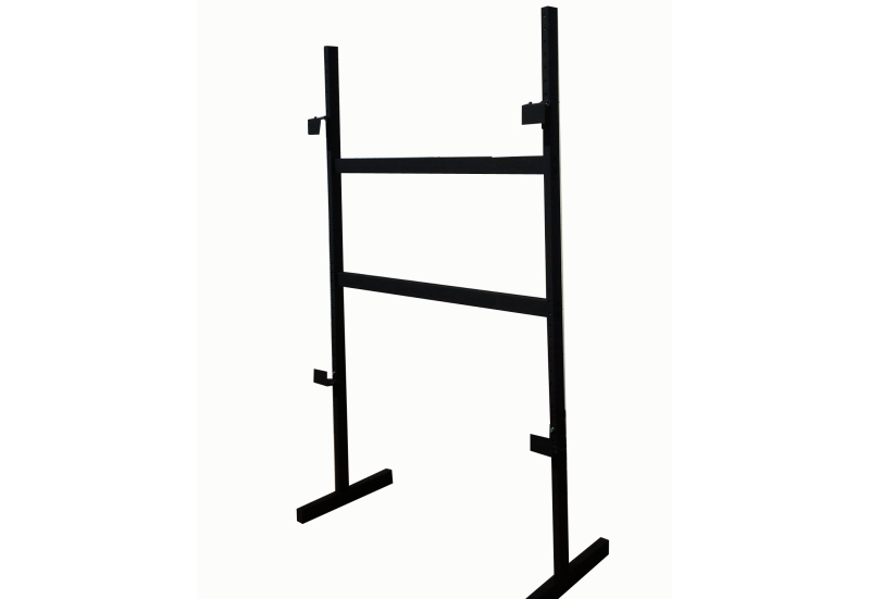 Мобильная напольная стойка [STW-04] [STW-04] для интерактивных досок от 60” до 112”, черная, многоуровневое крепление по высоте, на колесах, без крепления для проектора, с креплением для miniPC