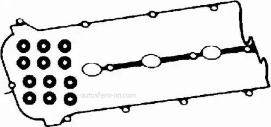 BGA RK5329 Прокладка клапанной крышки ДВС (к-т) Mazda 1.8-2.5 V6 92-, Lh