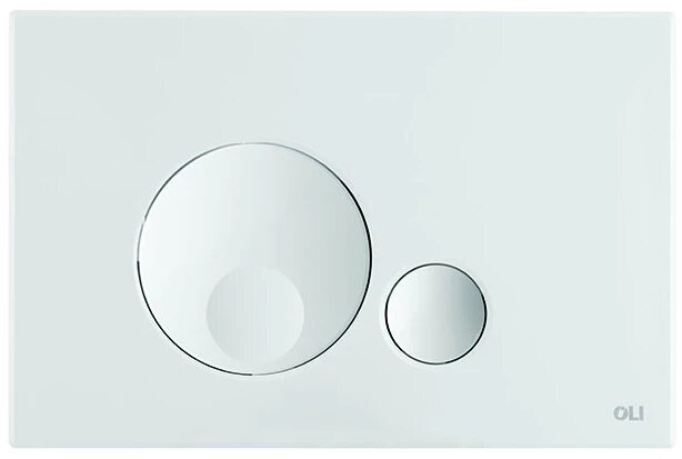 Кнопка смыва OLI Globe 152949 для инсталляции, белый