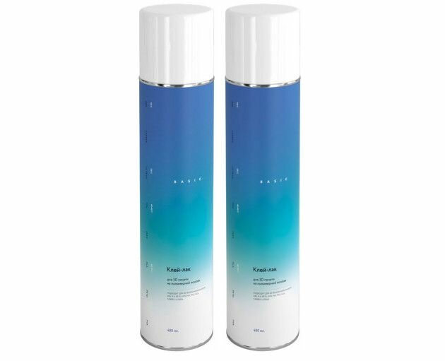 Клей-лак для 3D-печати Ateco Basic аэрозоль 400 мл, 1+1