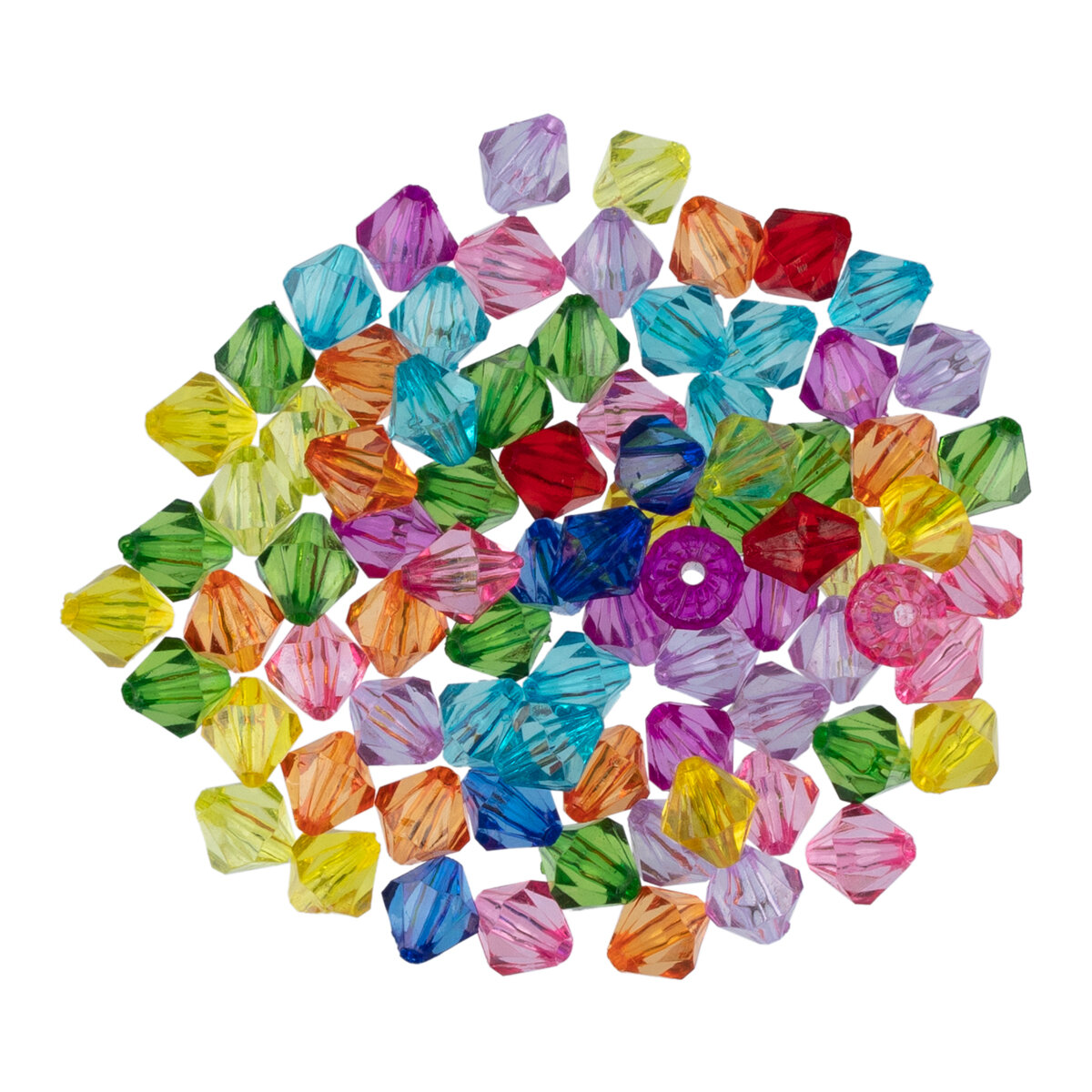Zlatka бусина MIX акрил ARO-1-QM67 9 х 10 мм, 25 г №01 ассорти - набор бусин для творчества