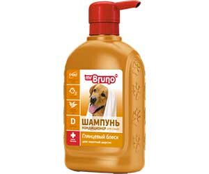 Шампунь для собак с короткой шерстью Mr.Bruno глянцевый блеск 350мл