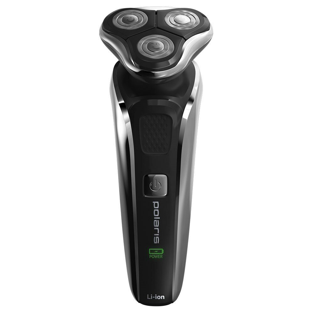 Бритва Polaris PMR 0307RС wet&dry PRO 5 blades черный/хром