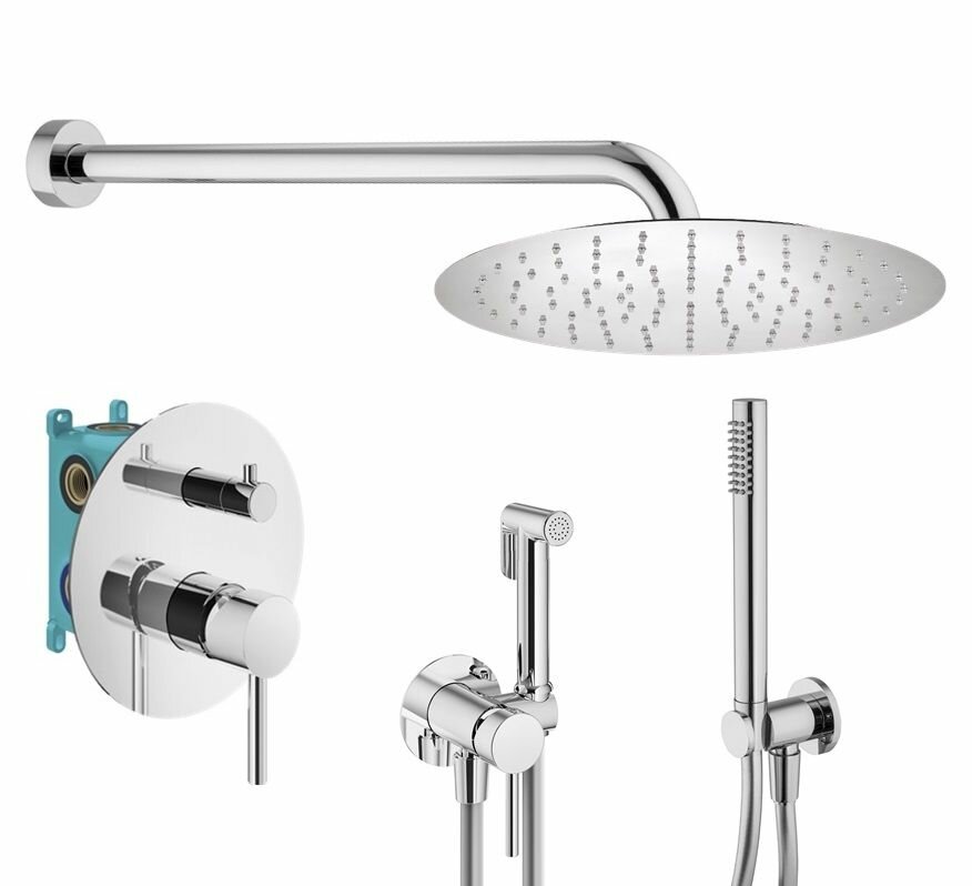 Комплект смесителей для душа Plumberia Selection KITZXO18CR, Хром