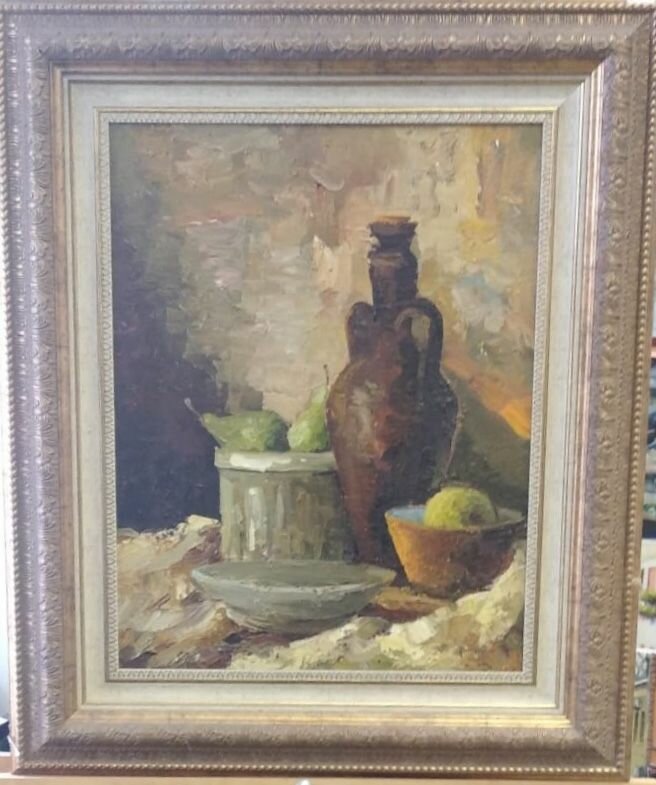 ART-Salon at Oktyabrskaya картина "Натюрморт с грушами ", 45х35см; холст, масло; авторская работа