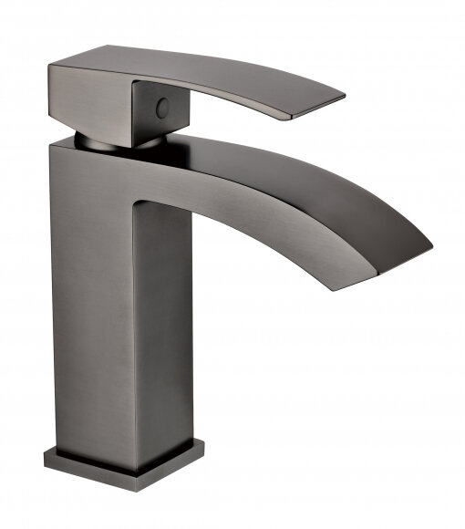 Смеситель для раковины (умывальника) Grocenberg GB2007 графит