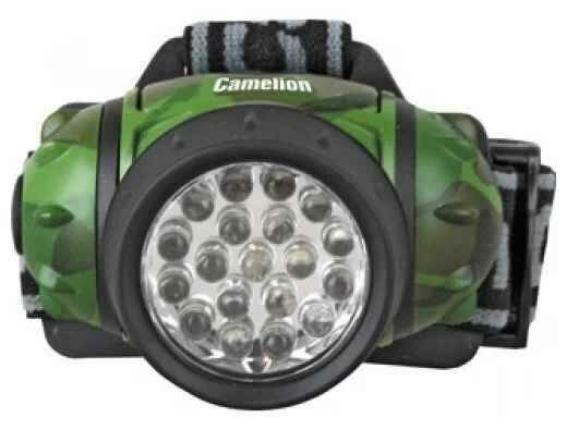 Налобный фонарь Camelion LED5313-19F4 камуфляж