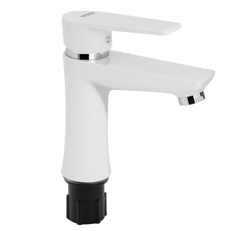 Смеситель на раковину BRIMIX 597 белый шаровый