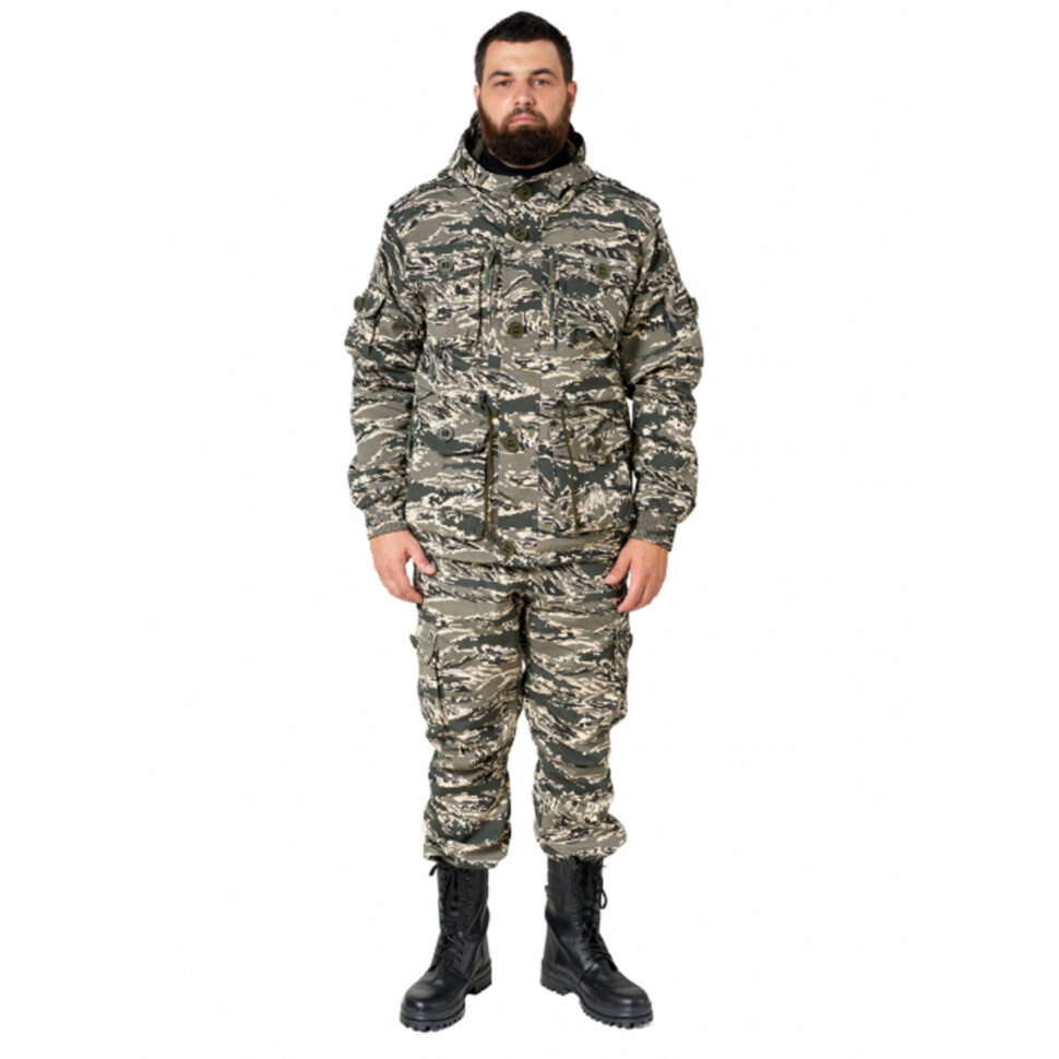 Камуфляжный костюм на флисе, рип-стоп, 44-46/170-172 (44-46/170-172)