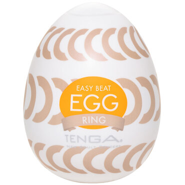 Tenga Egg Wonder Ring Мастурбатор с рельефом в виде ребер и спиралей