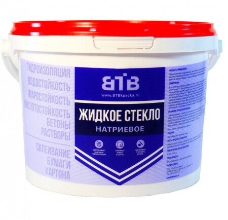 Стекло жидкое натриевое ВТВ 3 кг