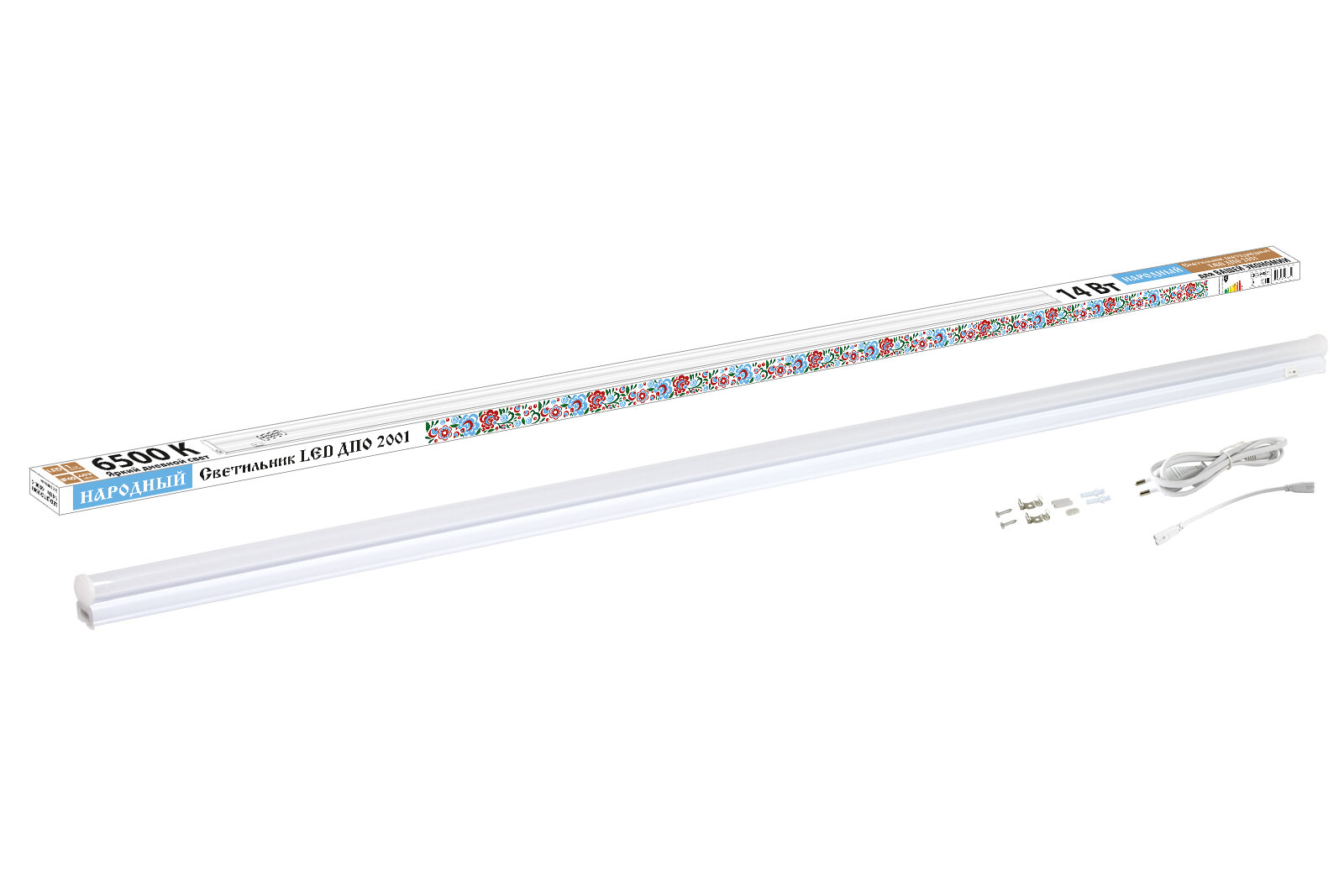 TDM ELECTRIC Светильник LED 14 Вт, 6500К, IP40, серия " Народная" SQ0329-0854
