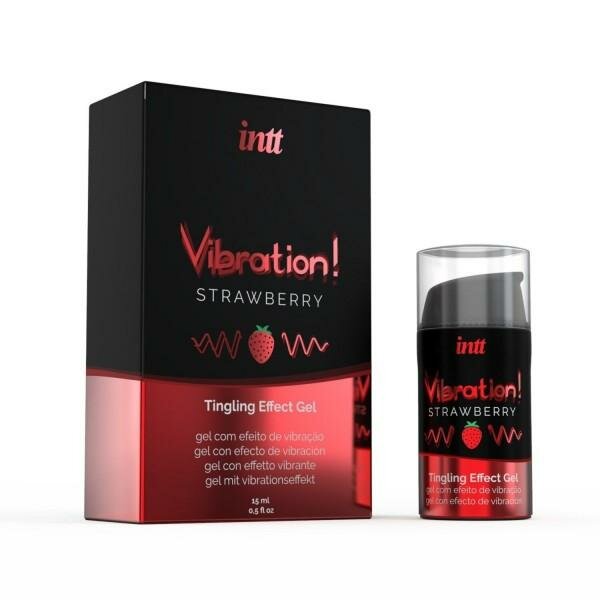 Интимный гель для клитора с эффектом вибрации INTT VIBRATION Strawberry 15 мл