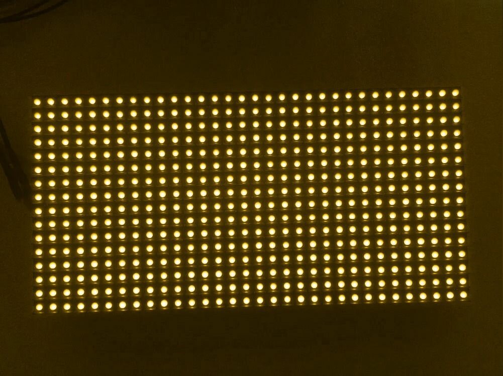 Светодиодный модуль LED желтый для бегущей строки Р10 (SMD)