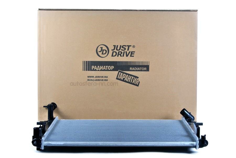 JUST DRIVE JPR0158 Радиатор двигателя MT (Способ сборки сот - Паяный)