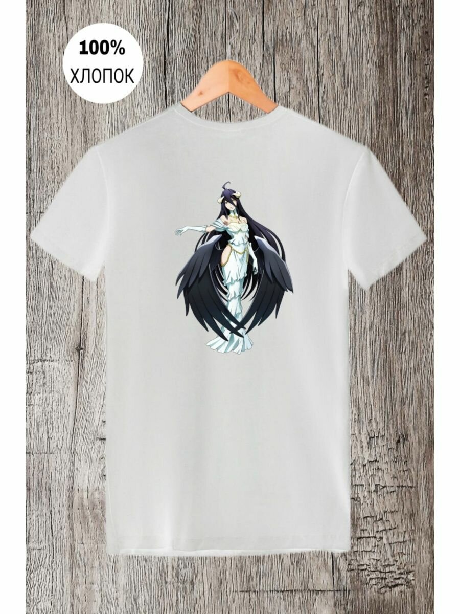 Футболка аниме overlord оверлорд альбедо