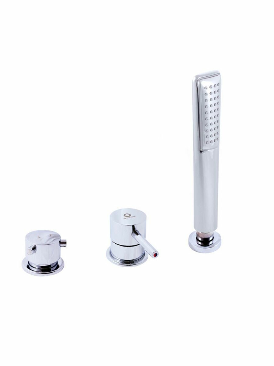 Смеситель на борт ванны со свободным подключением, цвет хром, RAV SLEZAK, SE975.5P