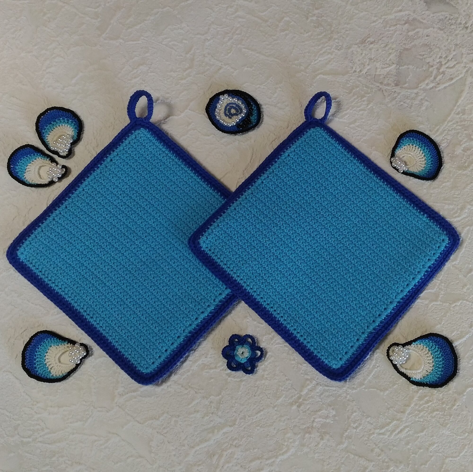 Прихватки для кухни ручной работы.