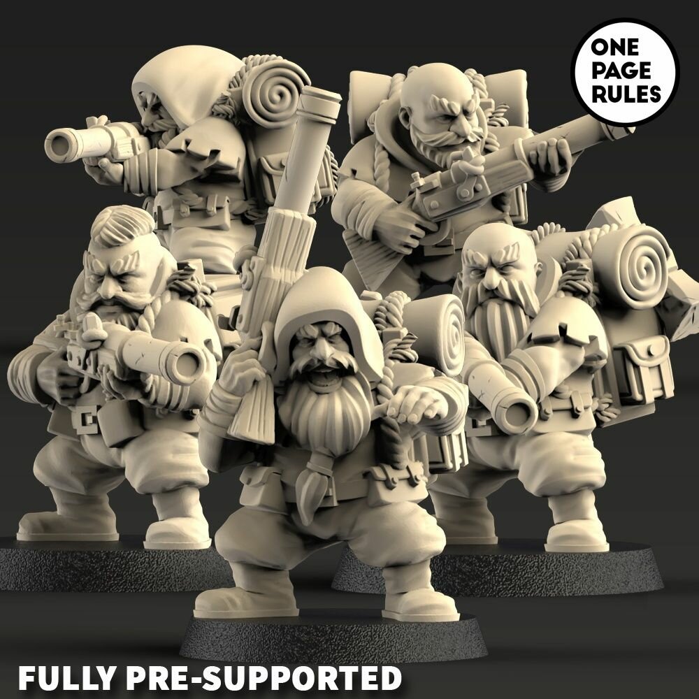Миниатюра Warhammer Гномы Dwarf Rangers