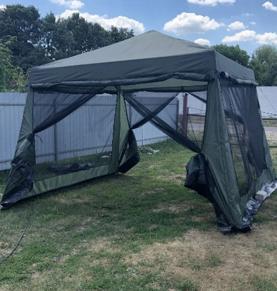 Шатер палатка 1628D с москитной сеткой