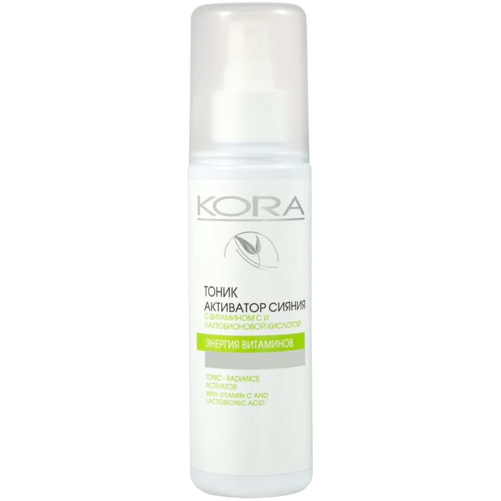 Тоник-активатор KORA, с витамином С и лактобионовой кислотой, флакон, 150мл