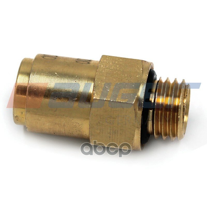 Фитинг (штуцер) переходник (латунь) прямой под трубку 8х1/Рнар.=М12х1,5 пневмосистемы AUGER арт. 85232