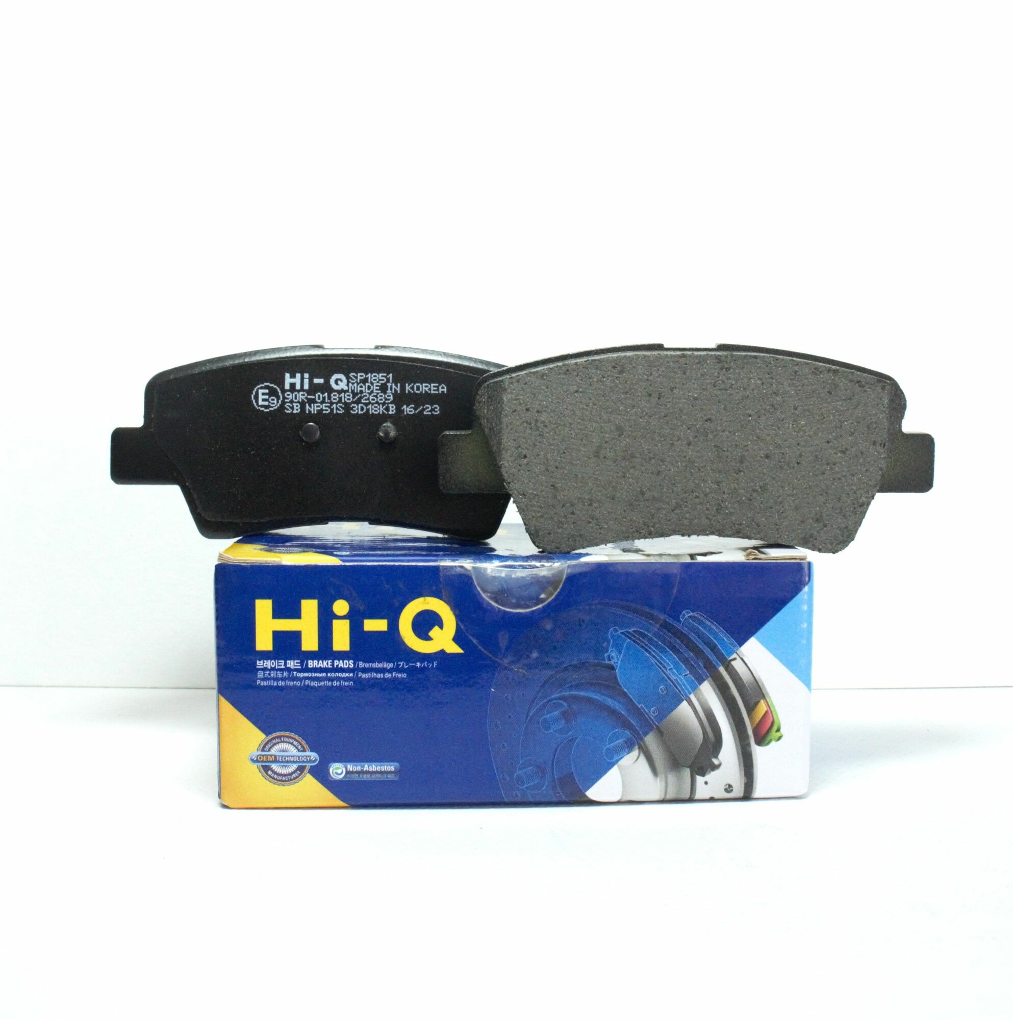 Тормозные колодки Sangsin SP1851, для Hyundai Solaris/Kia Soul/Rio/Elantra, 4 шт