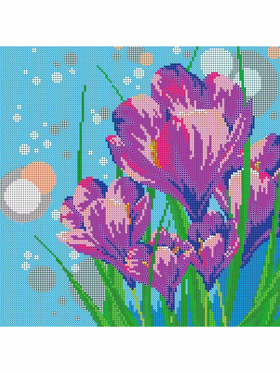 Набор для вышивания бисером 27*27 см