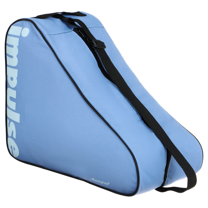 Сумка для коньков и роликов ONLYTOP Impulse, 40х32х20 см, цвет голубой, 9929503