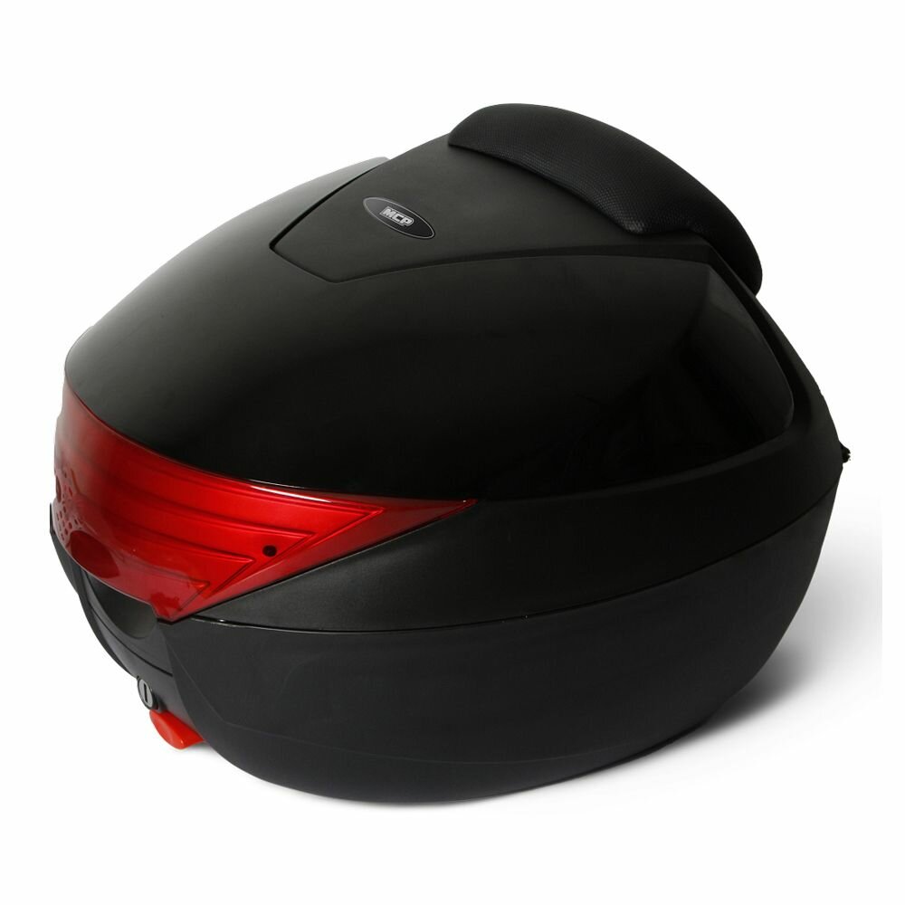 Кофр для мотоцикла 29л со спинкой и крепежной площадкой