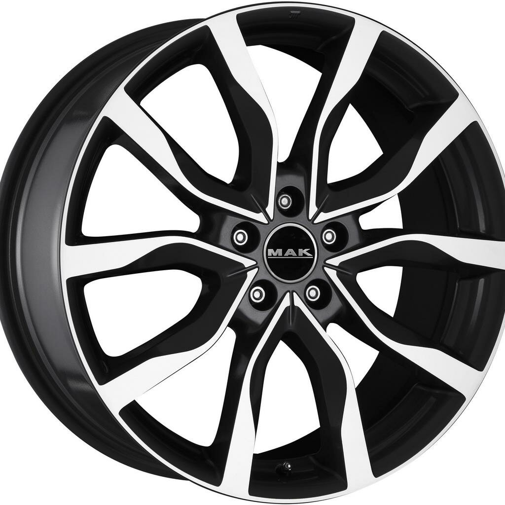 MAK Highlands 21x9 5x108 et38.5 dia63.4 Чёрный глянцевый с полированной лицевой частью