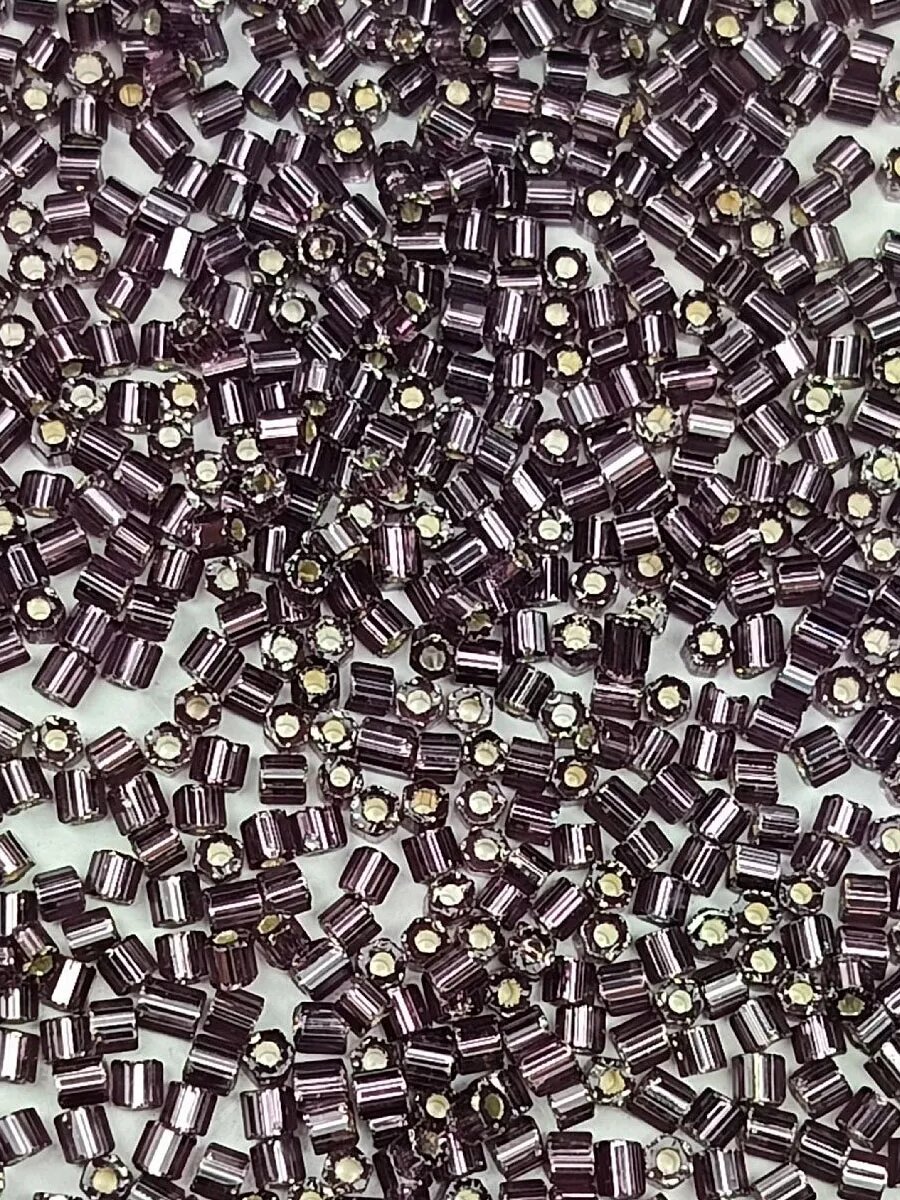 Чешский бисер, рубка -10/0 (1,9 мм) 27060 сиреневый