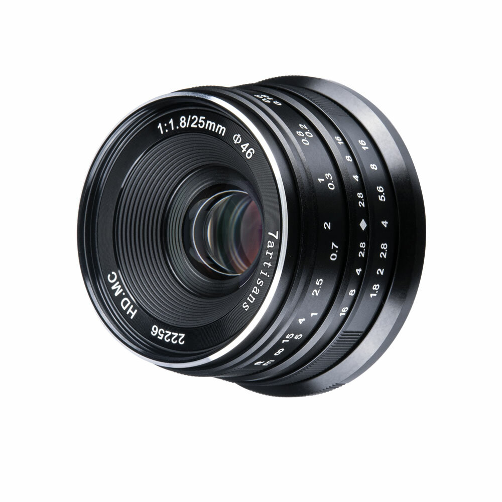 Объектив новый 7Artisans 25mm F1.8 для Micro 4/3