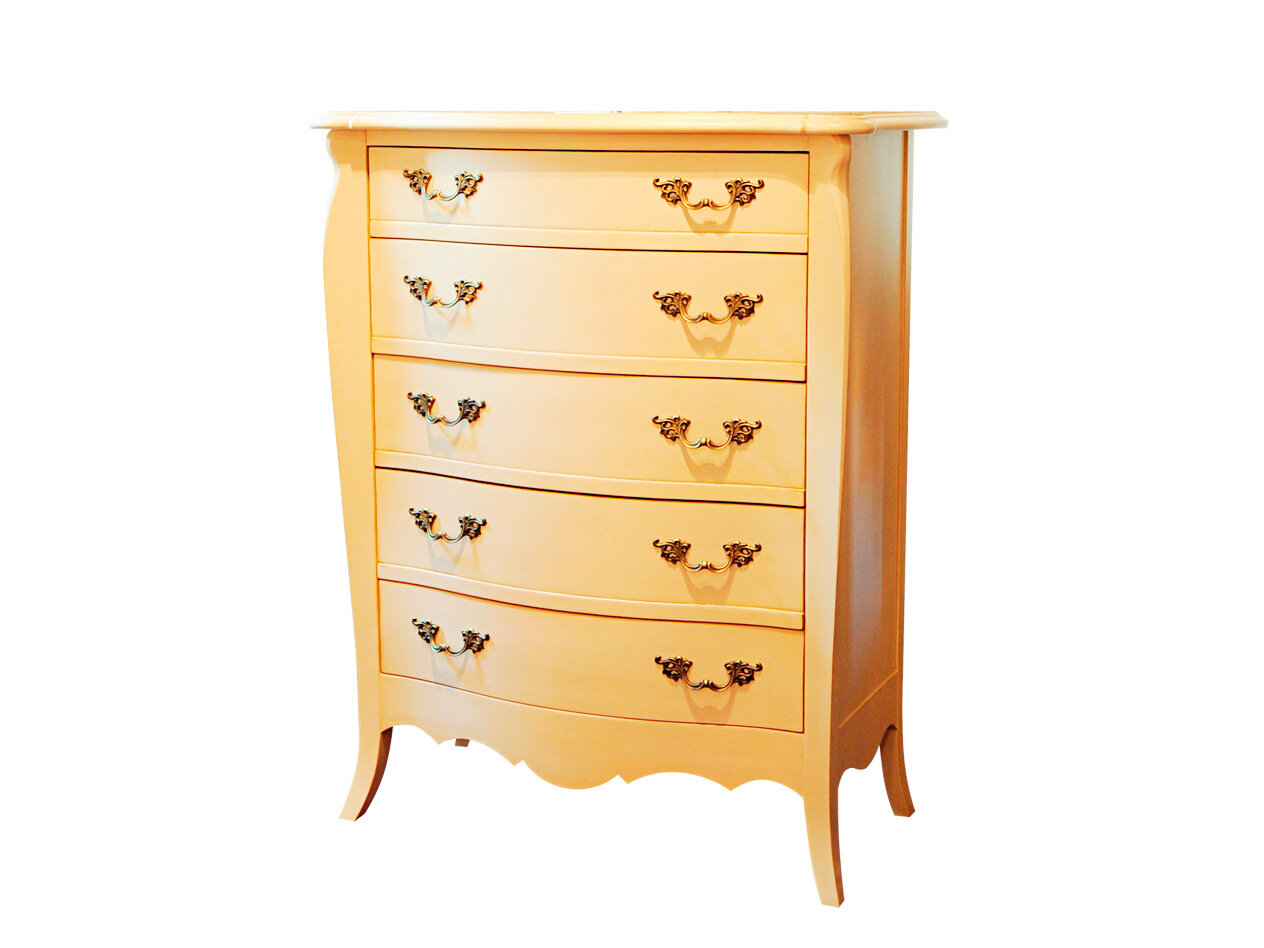 Комод прованс высокий, белый