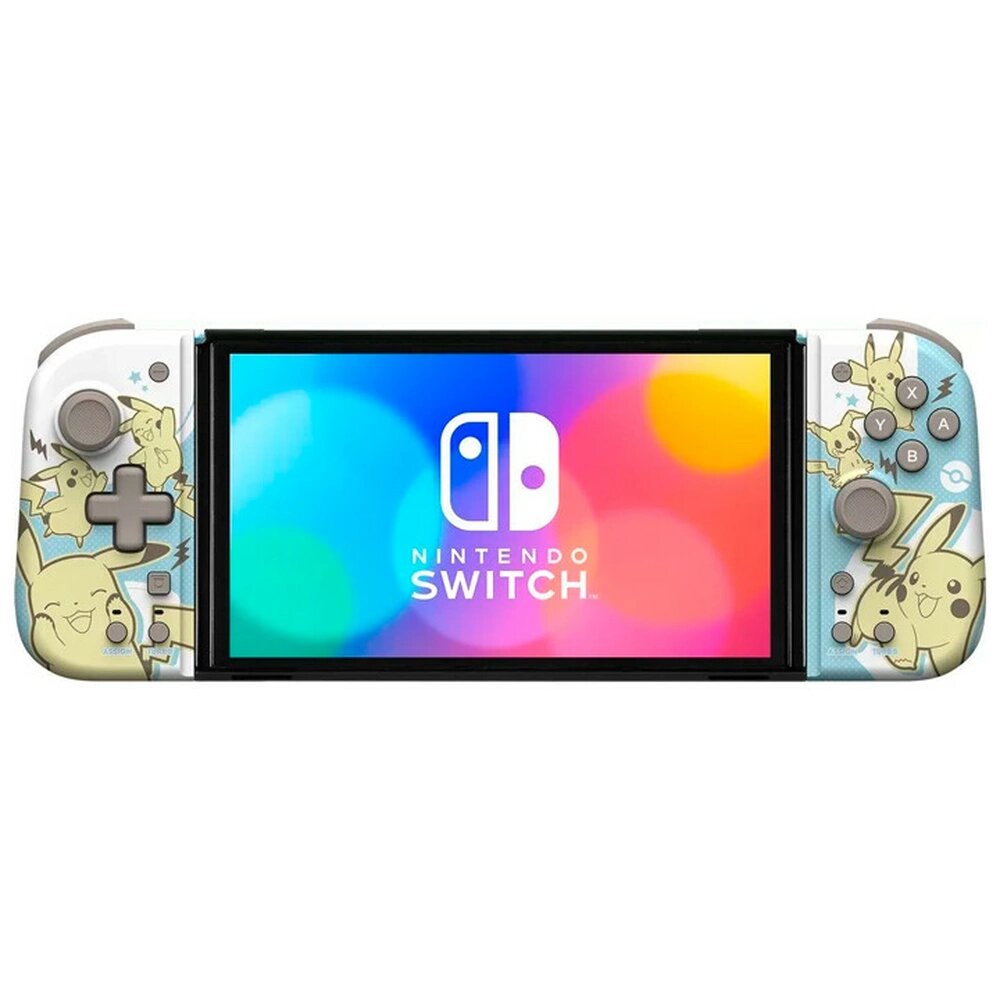 Контроллеры HORI Split Pad Compact Pikachu and Mimikyu (Пикачу и Мимикью) для Nintendo Switch (NSW-410U) Серый