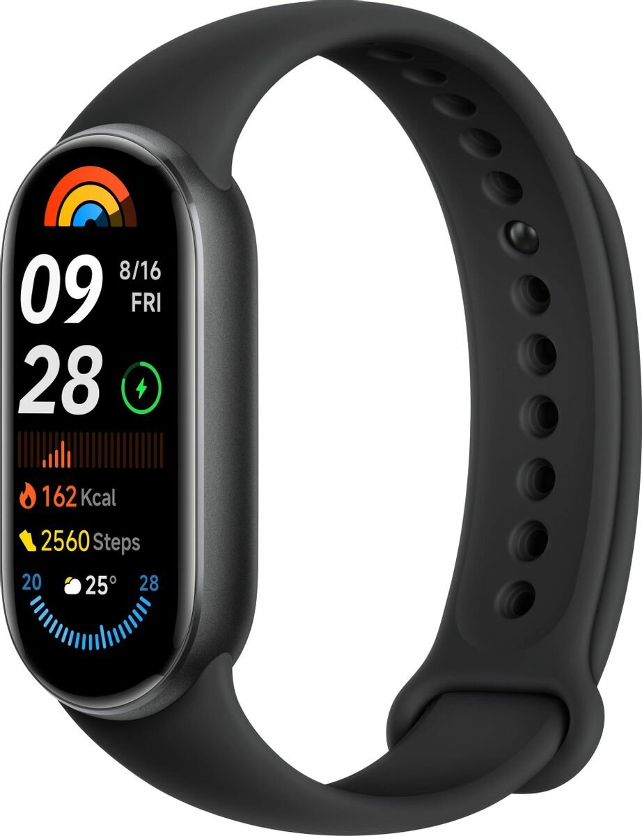 Фитнес браслет Xiaomi Mi Smart Band 9, чёрный — купить в интернет ...