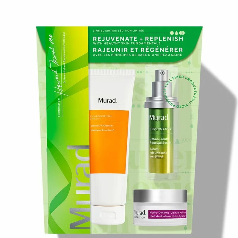 Murad Набор косметики для ухода за кожей Rejuvenate + Replenish with Healthy Skin Fundamentals Set