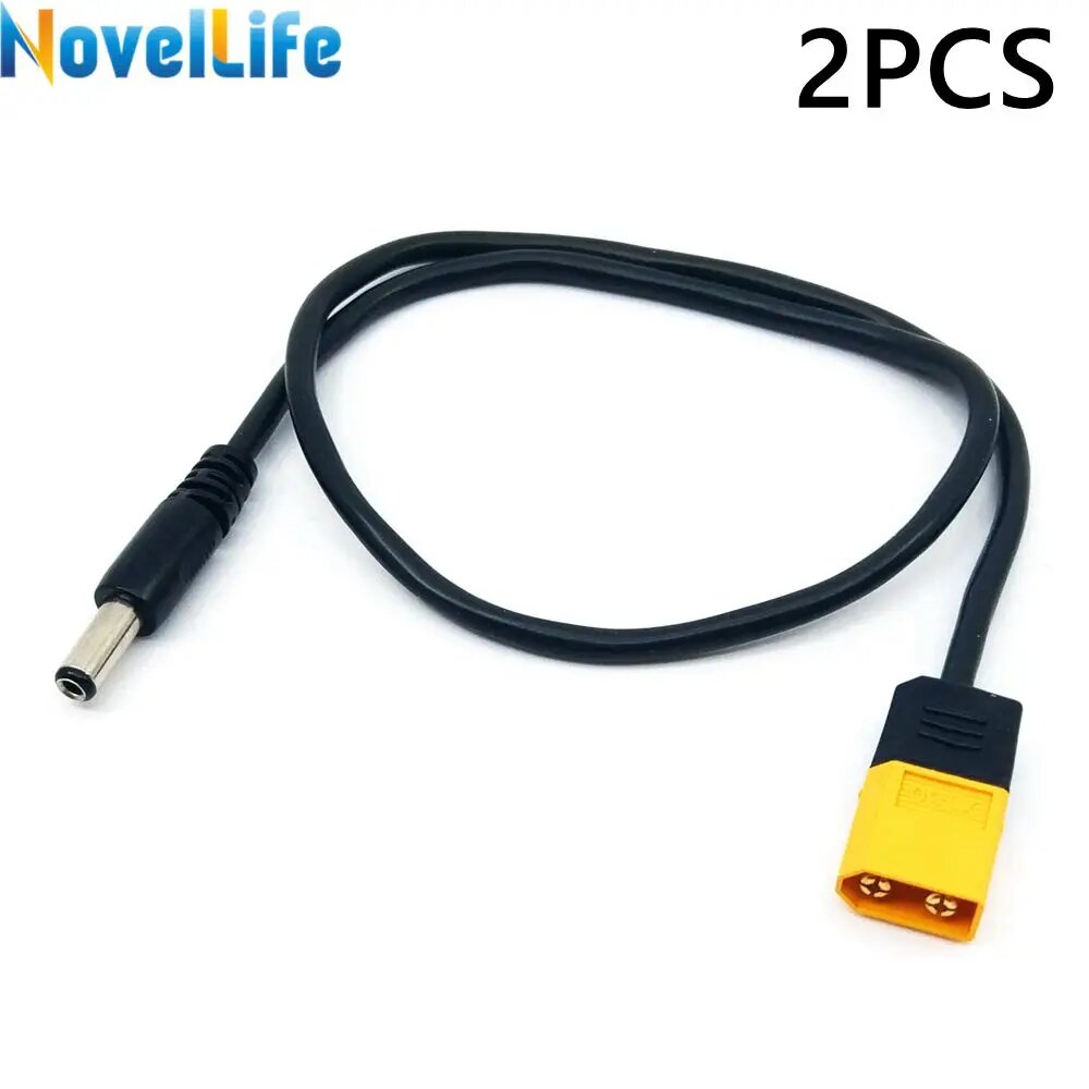 Кабель-адаптер XT60 to DC5525 для паяльников TS100 TS101 2Pcs