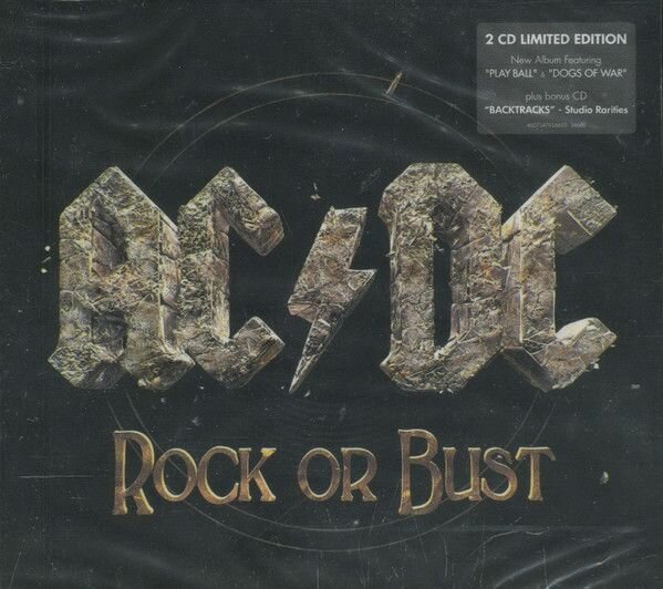 AC/DC - Rock Or Bust + Backtracks. Studio Rarities (2014/2024) (2-CD) Переиздание