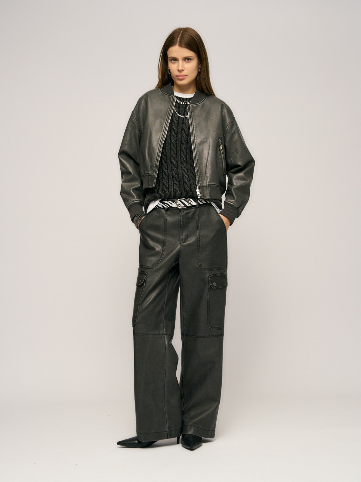 Брюки трубы Осень-зима 2024