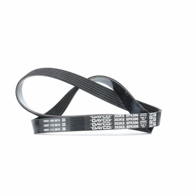 Ремень поликлиновой Dayco 6PK996, для а/м SKODA Fabia, FORD Escort