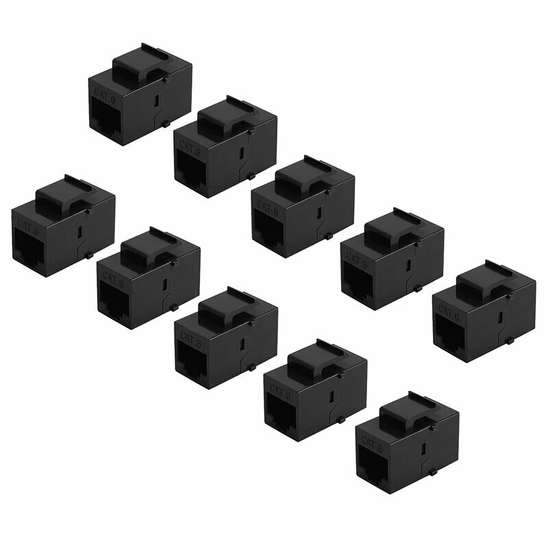 Keystone Jack RJ45 Cat6 черный