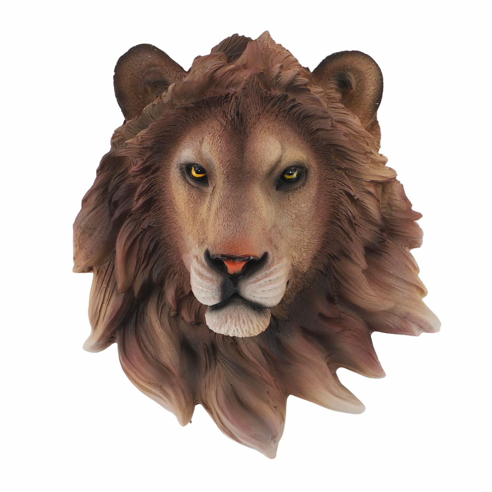 3D-статуя головы животного, декор для стен из смолы, реалистичная скульптура льва из дикой природы для украшения гостиной, спальни, бара